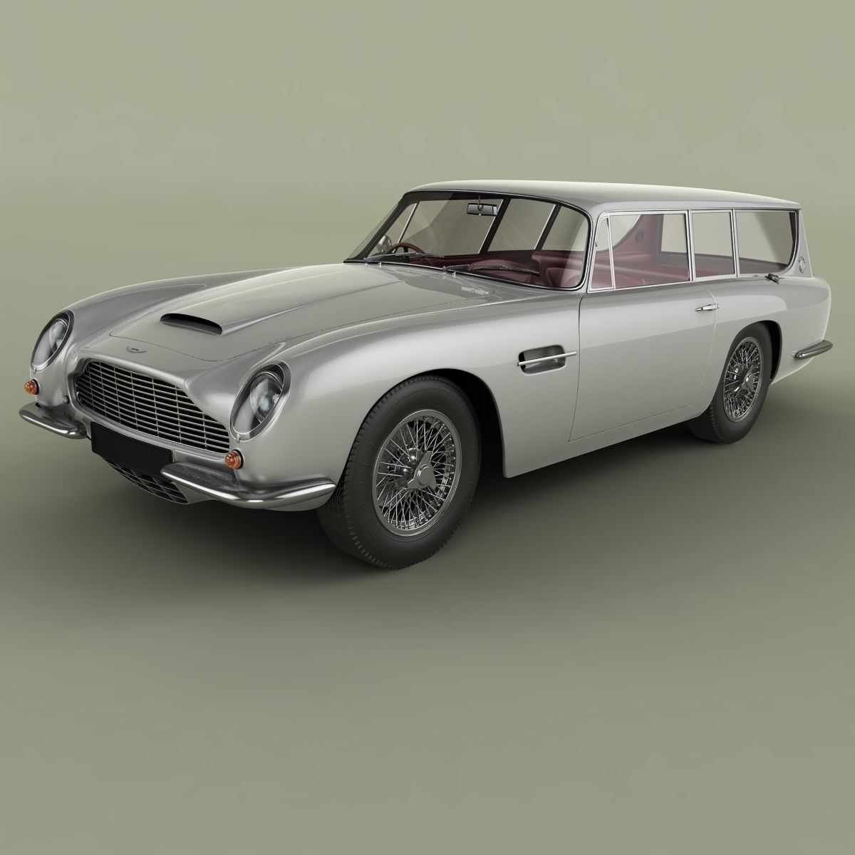 Aston Martin DB6 Shooting Brake 3D model | CGTrader