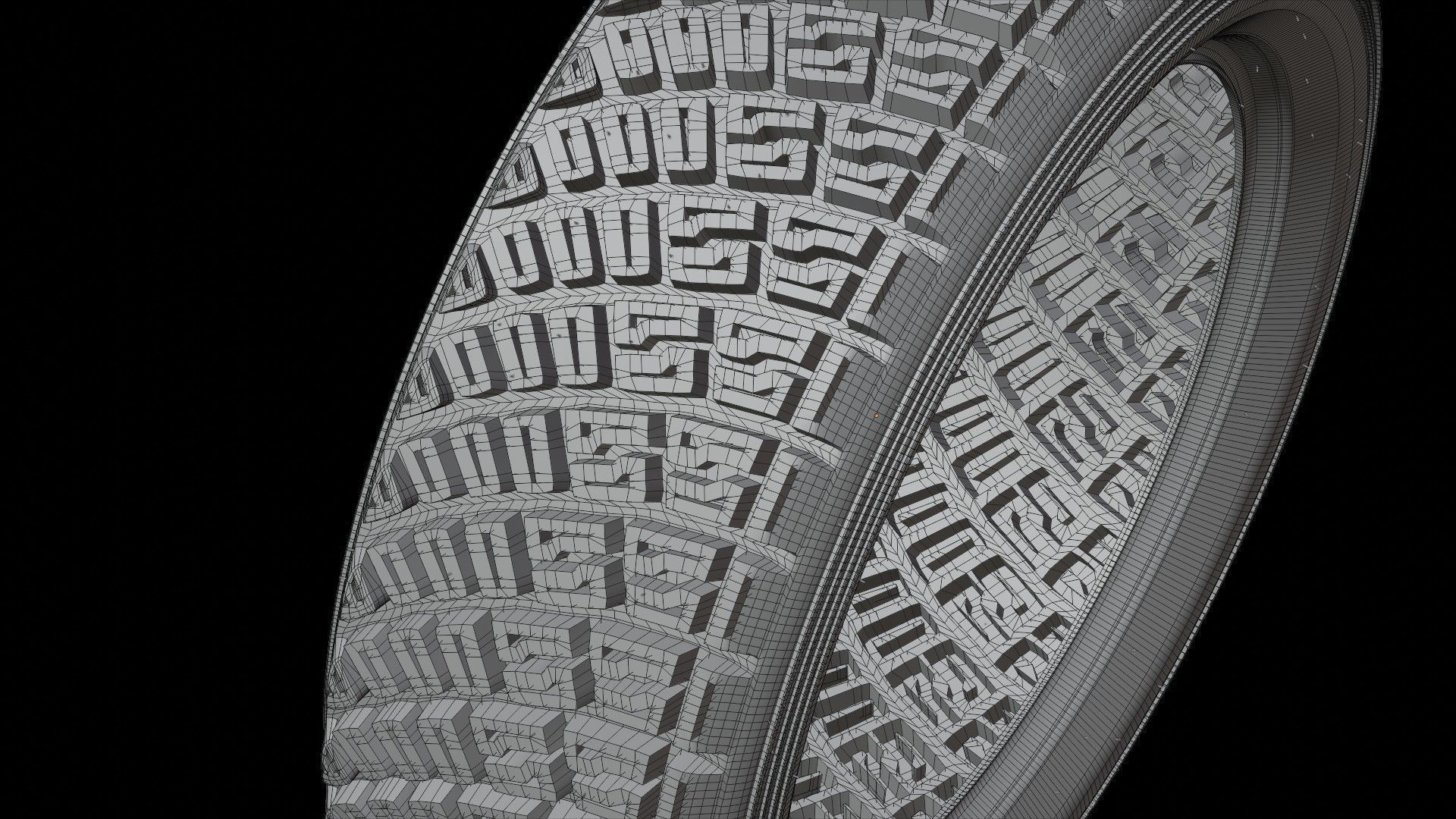 Rally tyre 3D model | CGTrader