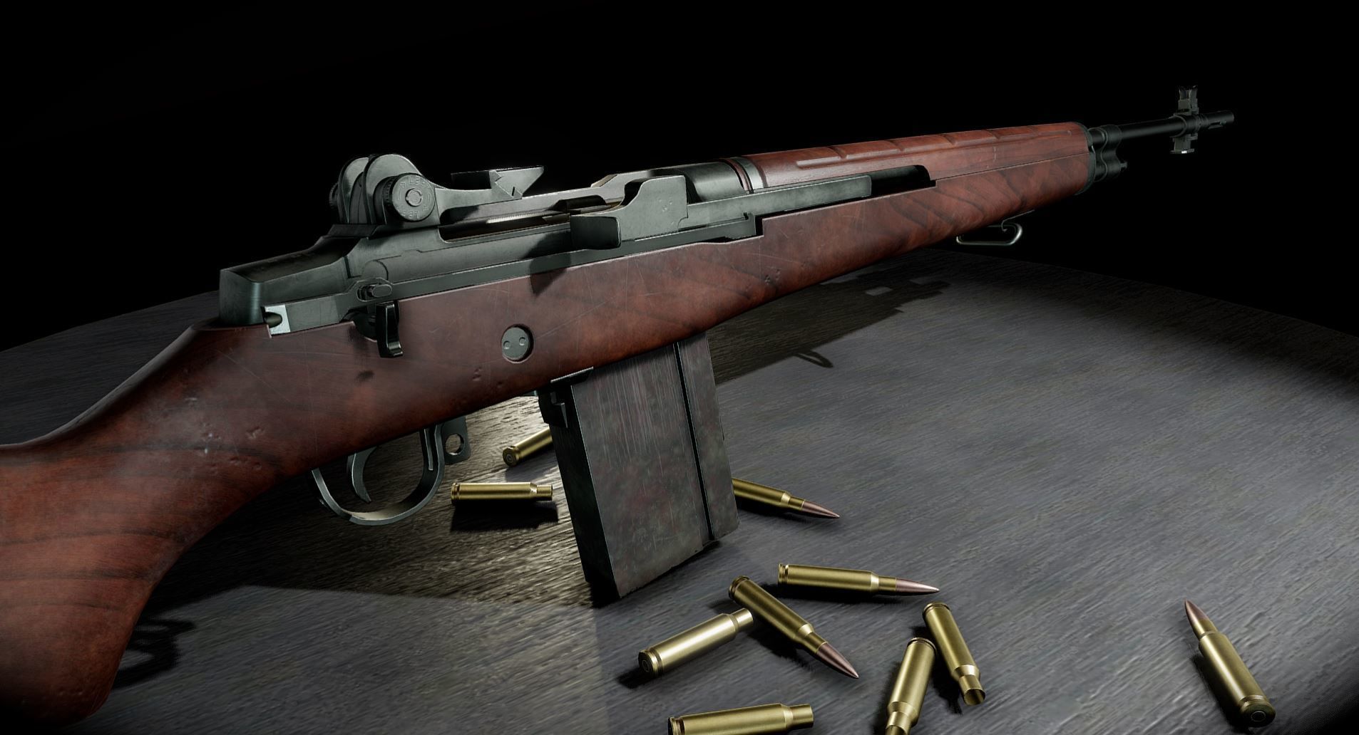 3D model M14 Battle Rifle VR / AR / low-poly | CGTrader