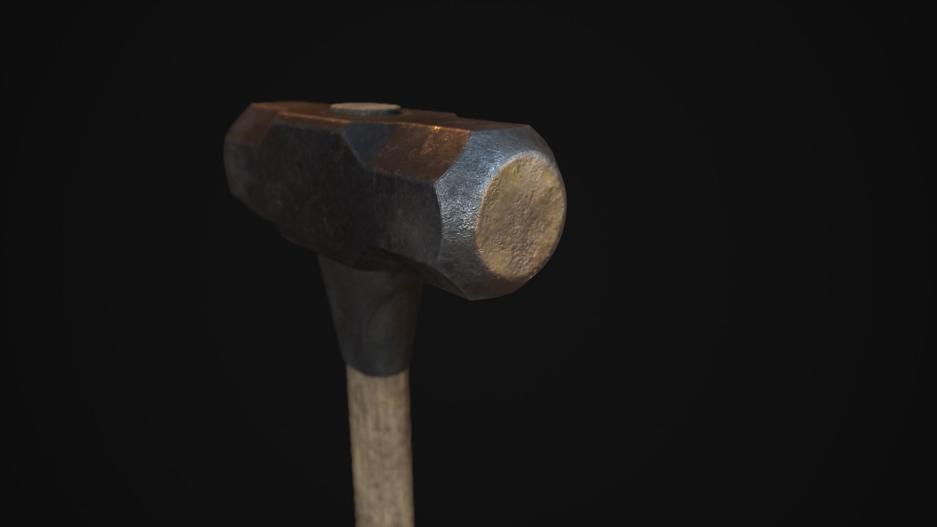 Sledge Hammer PBR Game Ready free VR / AR / low-poly 3D model | CGTrader