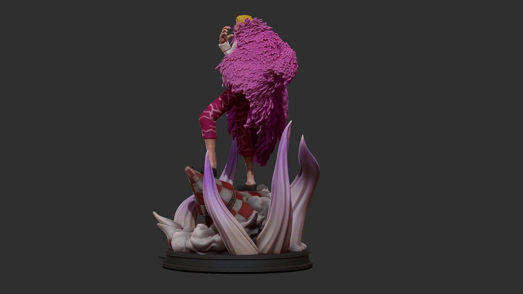 Donquixote Doflamingo 3d print statue - One Piece figurine 3D model 3D ...