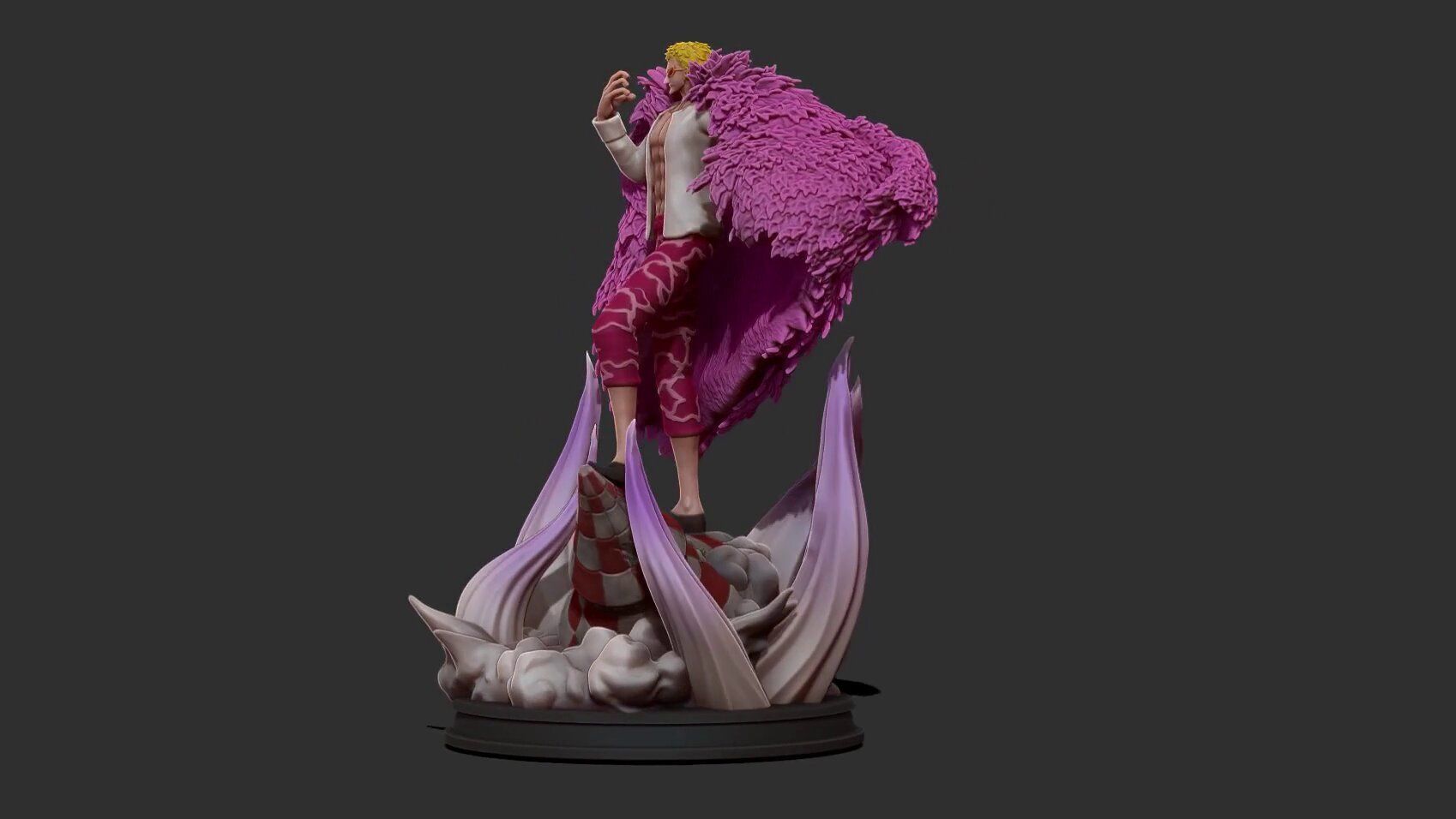 Donquixote Doflamingo 3d print statue - One Piece figurine 3D model 3D ...