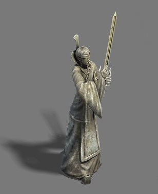 Shushan - Statue 02 3D model | CGTrader