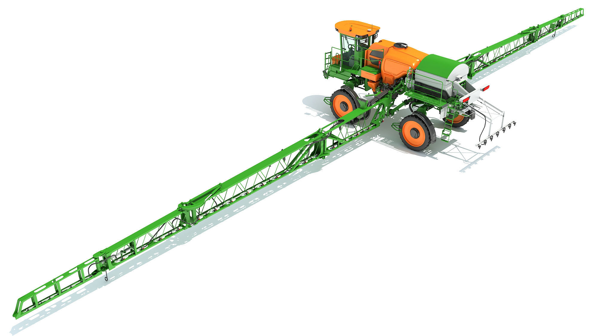 Sprayer and Spreader Machine 3D model | CGTrader