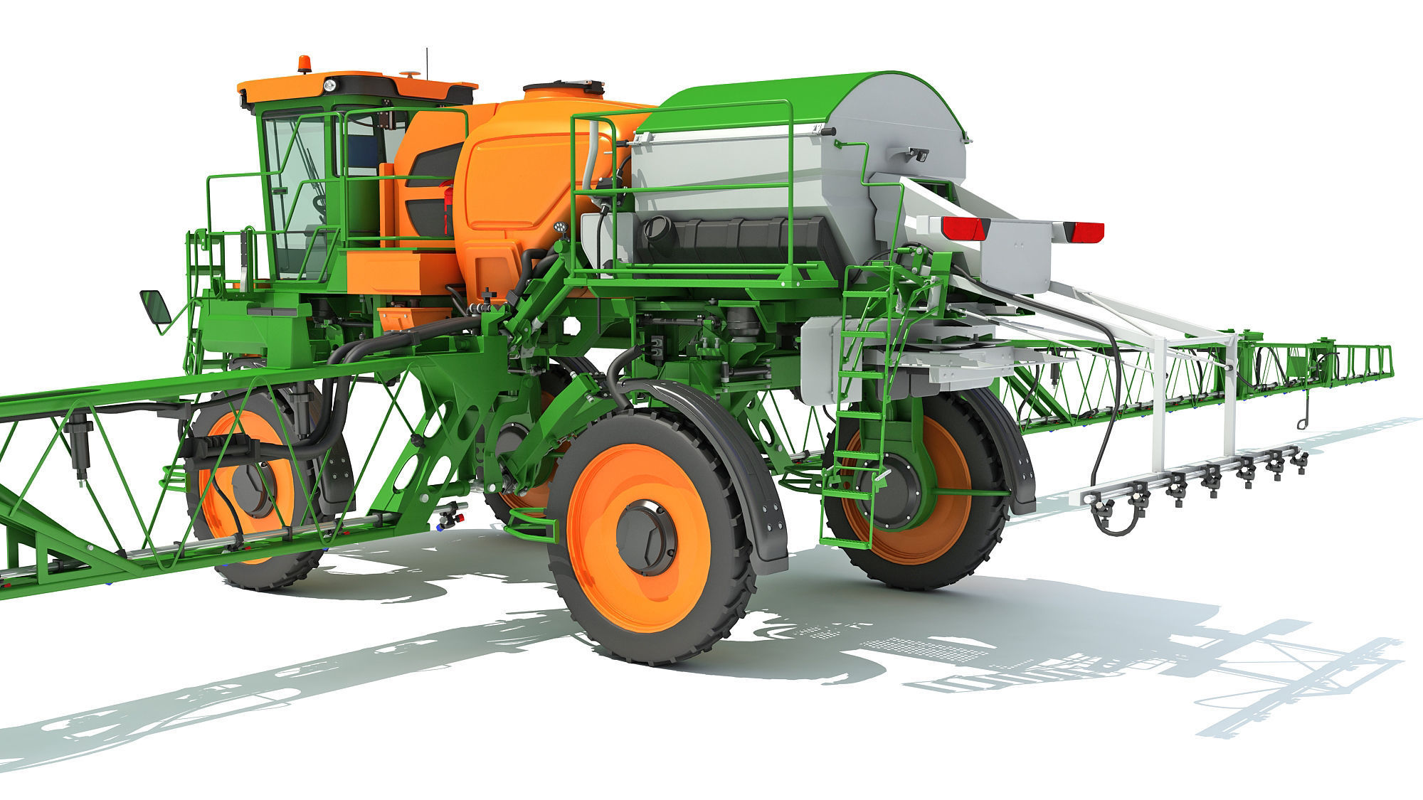 Sprayer and Spreader Machine 3D model | CGTrader