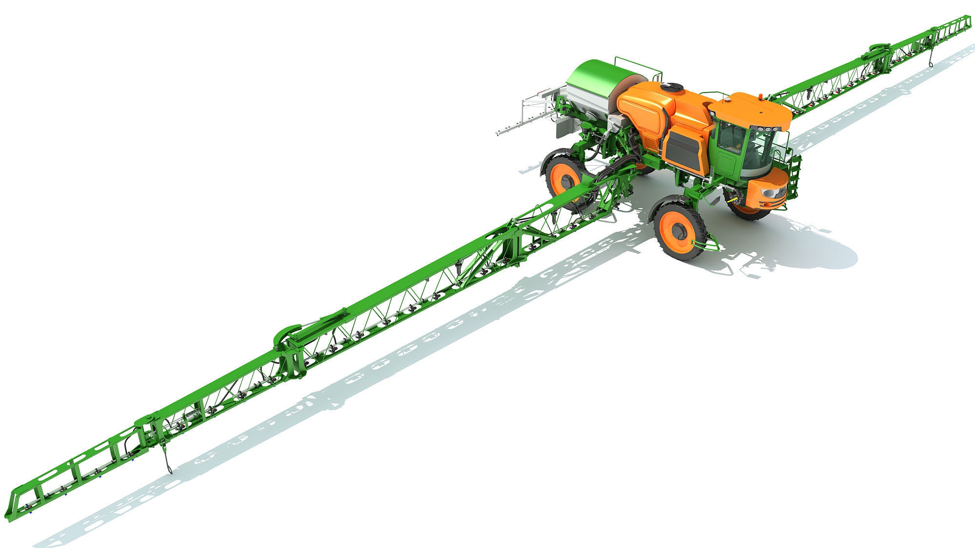 Sprayer and Spreader Machine 3D model | CGTrader
