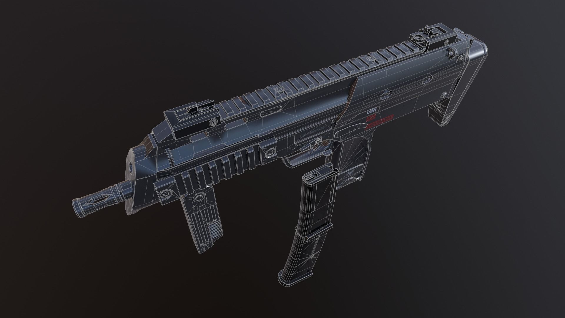 3D model ASSAULT RIFLE HK MP7 WEAPON 3D MODEL VR / AR / low-poly | CGTrader