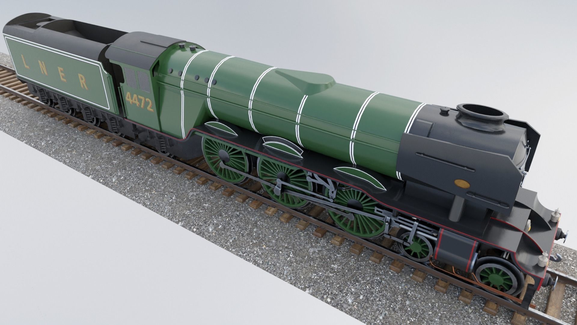 3D model flying scotsman VR / AR / low-poly | CGTrader