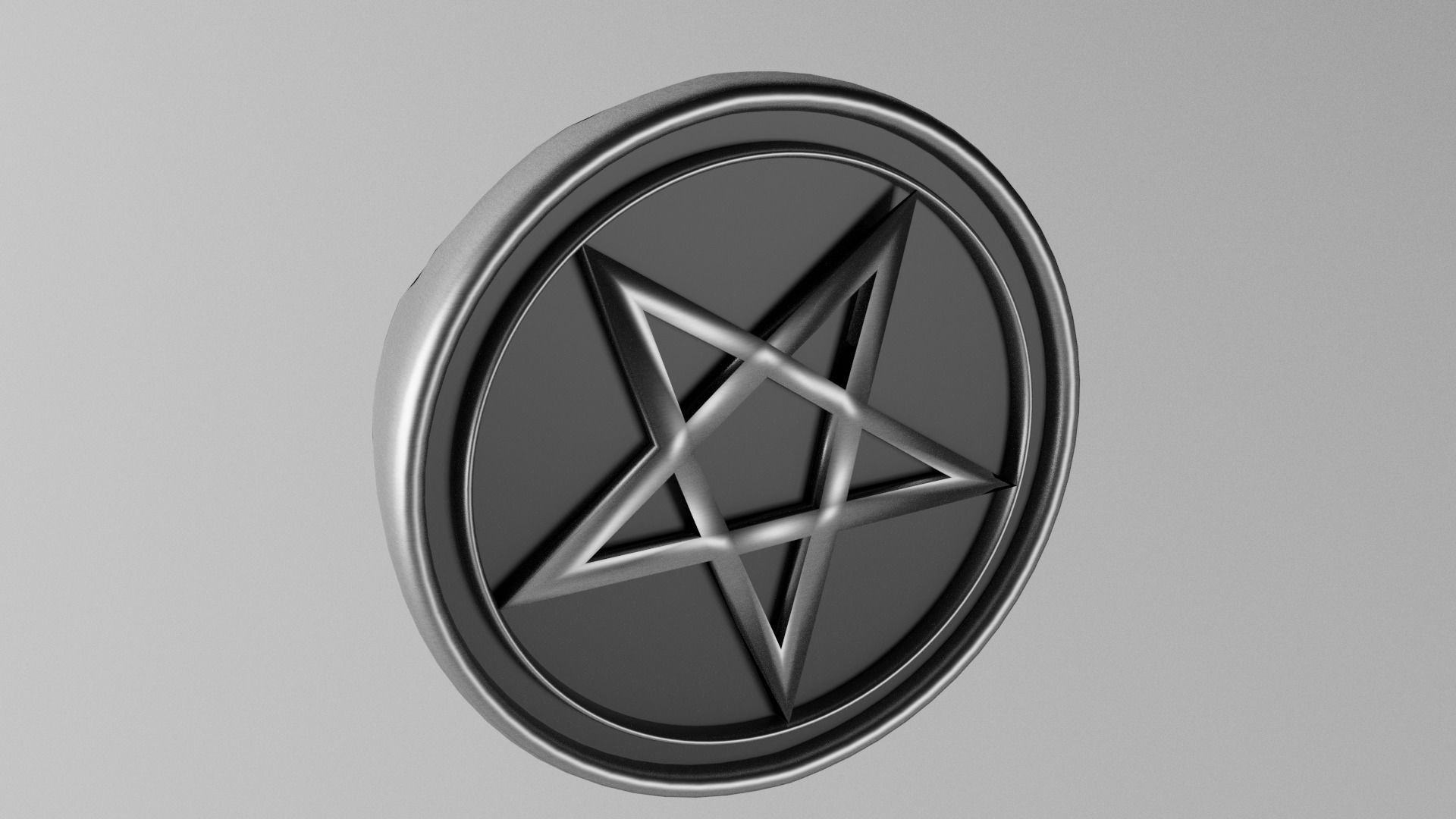 Satanic ring 3D model | CGTrader
