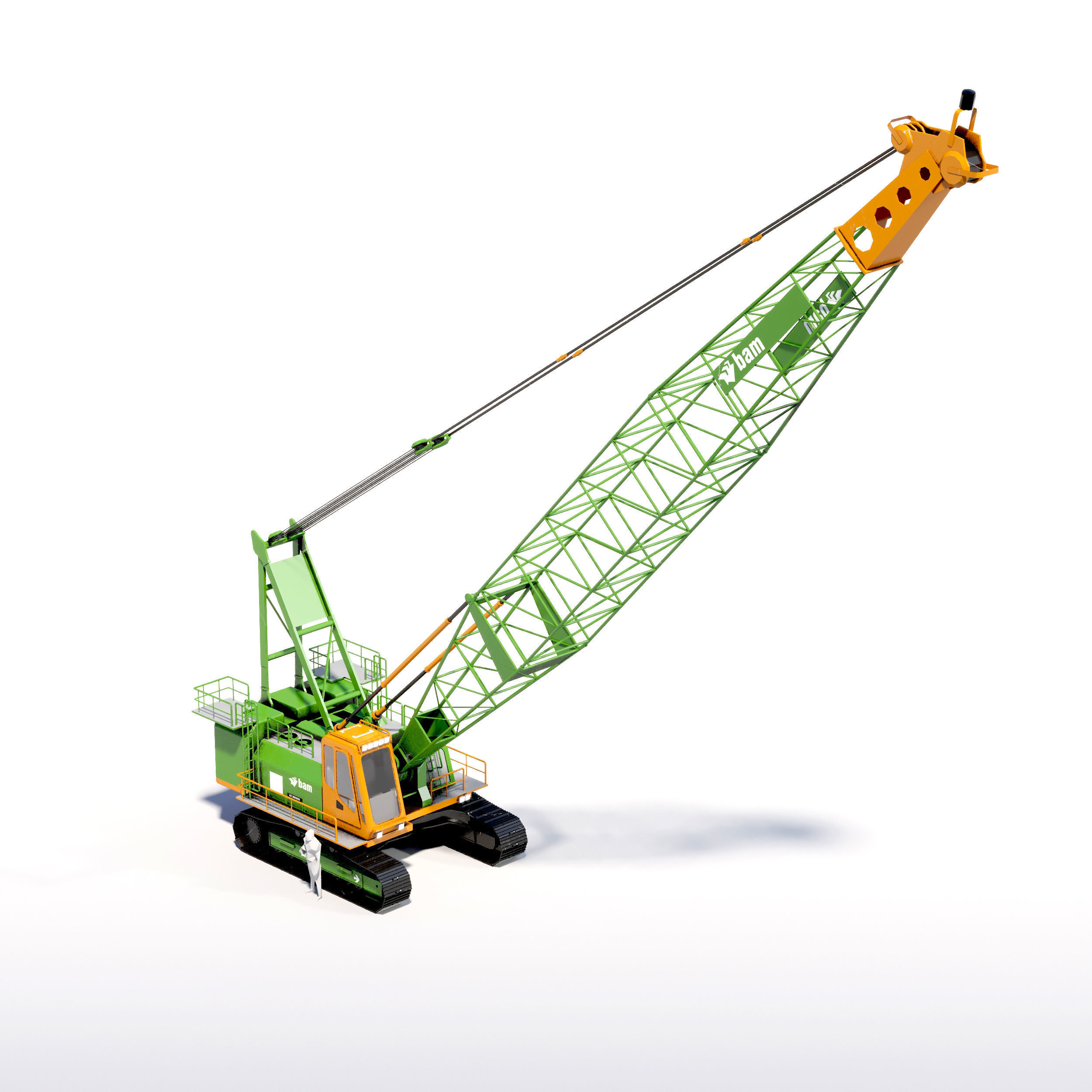 3D model Crawler Crane model VR / AR / low-poly | CGTrader