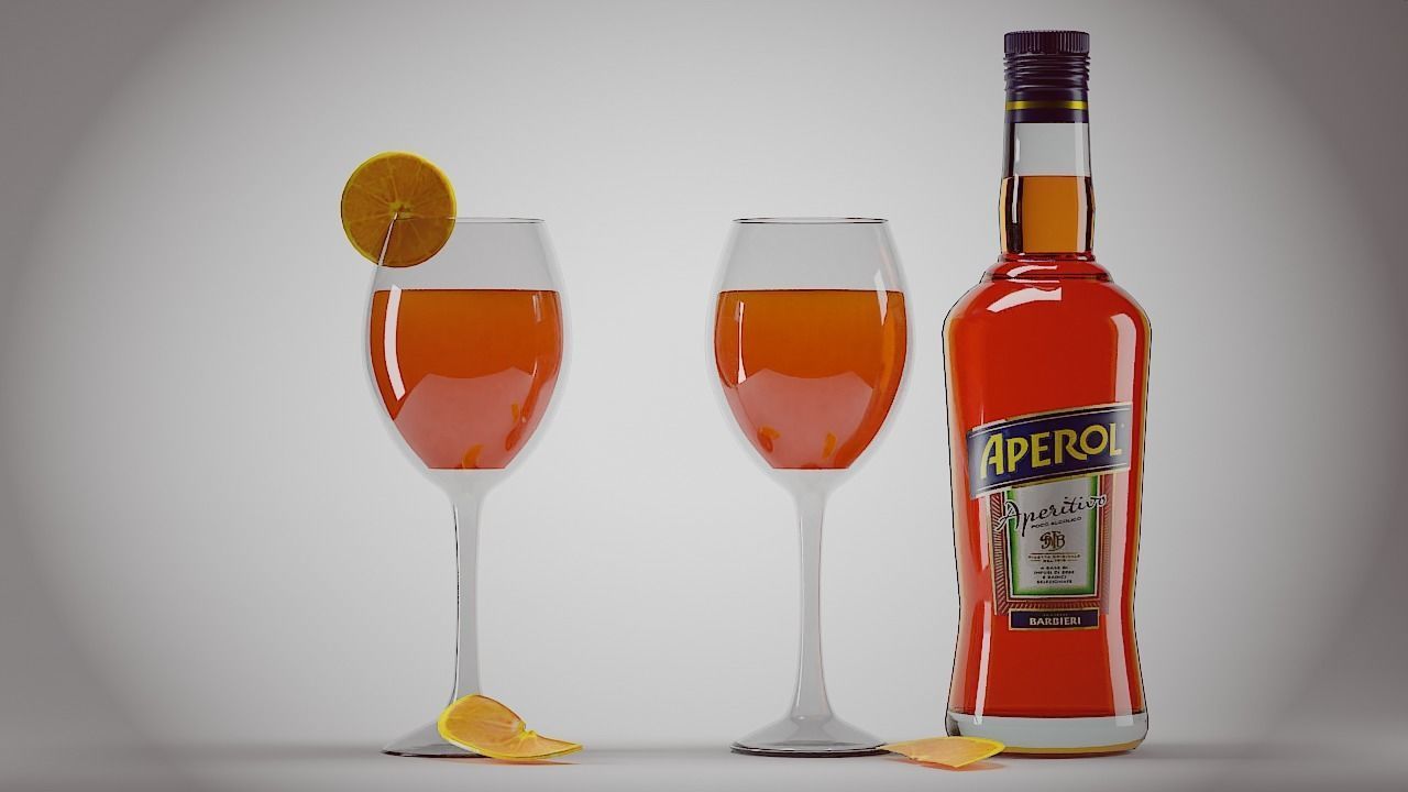 Aperol free 3D model | CGTrader