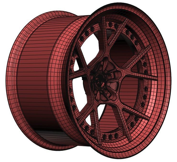 Rotiform KPS wheels 3D model | CGTrader