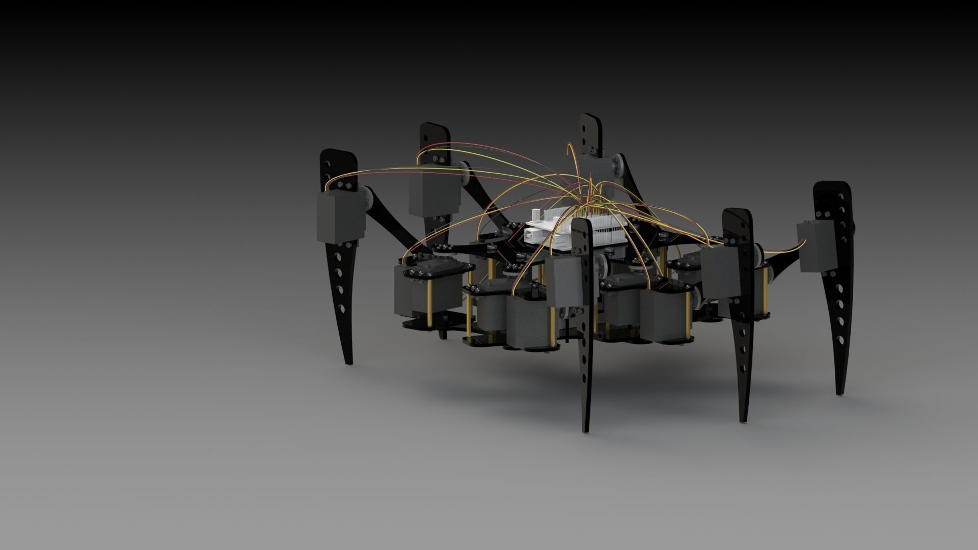Hexapod robot 3D model | CGTrader