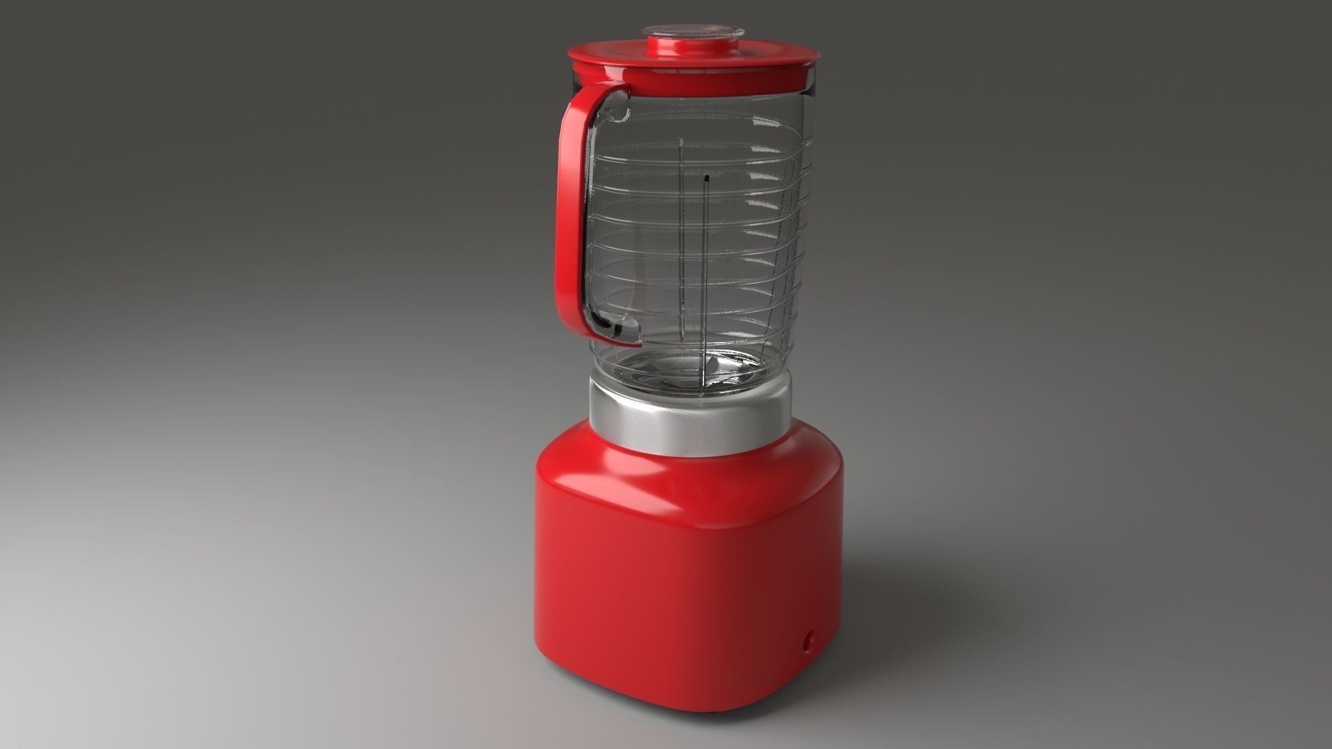 Red Generic blender 3D model | CGTrader