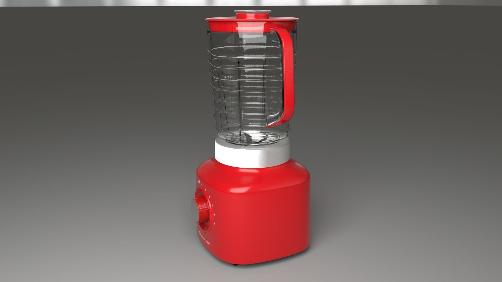 Red Generic blender 3D model | CGTrader