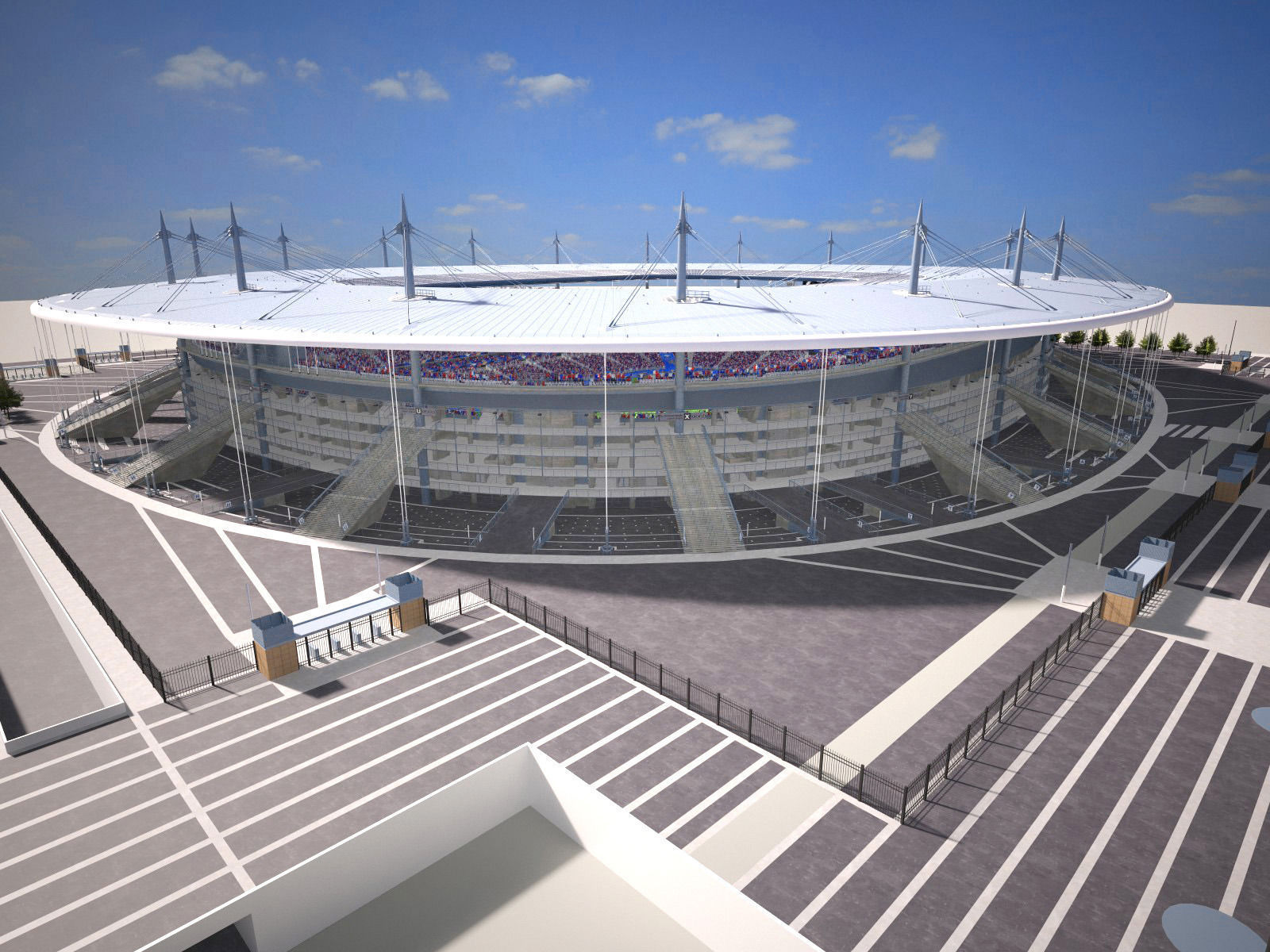 Stade De France 3D model | CGTrader