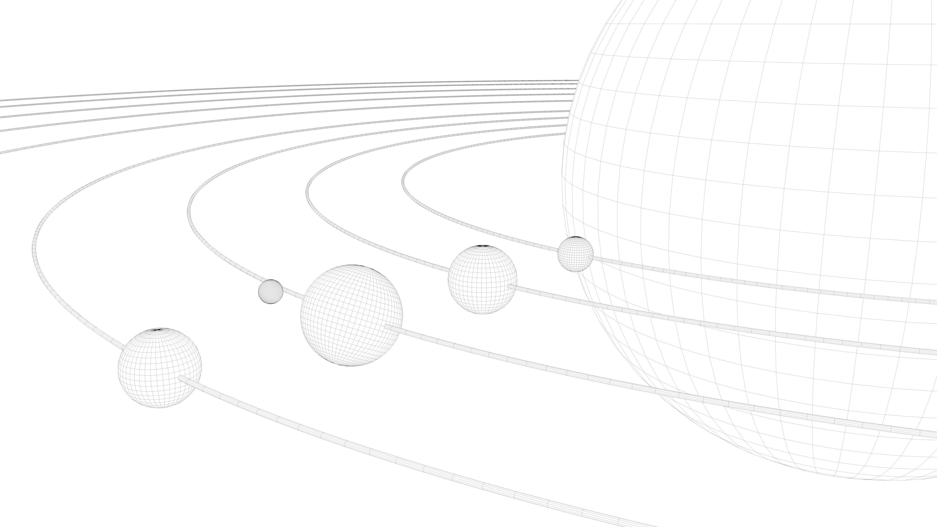 Solar system 3D model | CGTrader