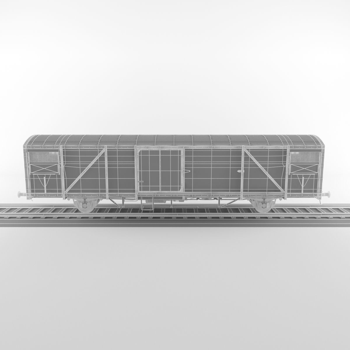 Train Boxcar 3D model | CGTrader