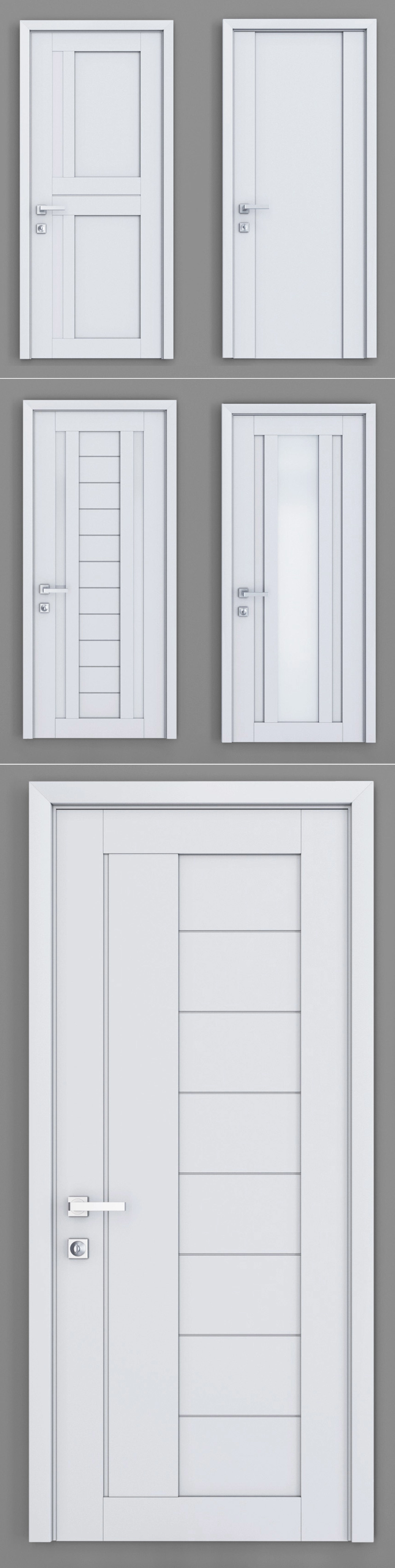3D model Profil Doors U set 2 VR / AR / low-poly | CGTrader