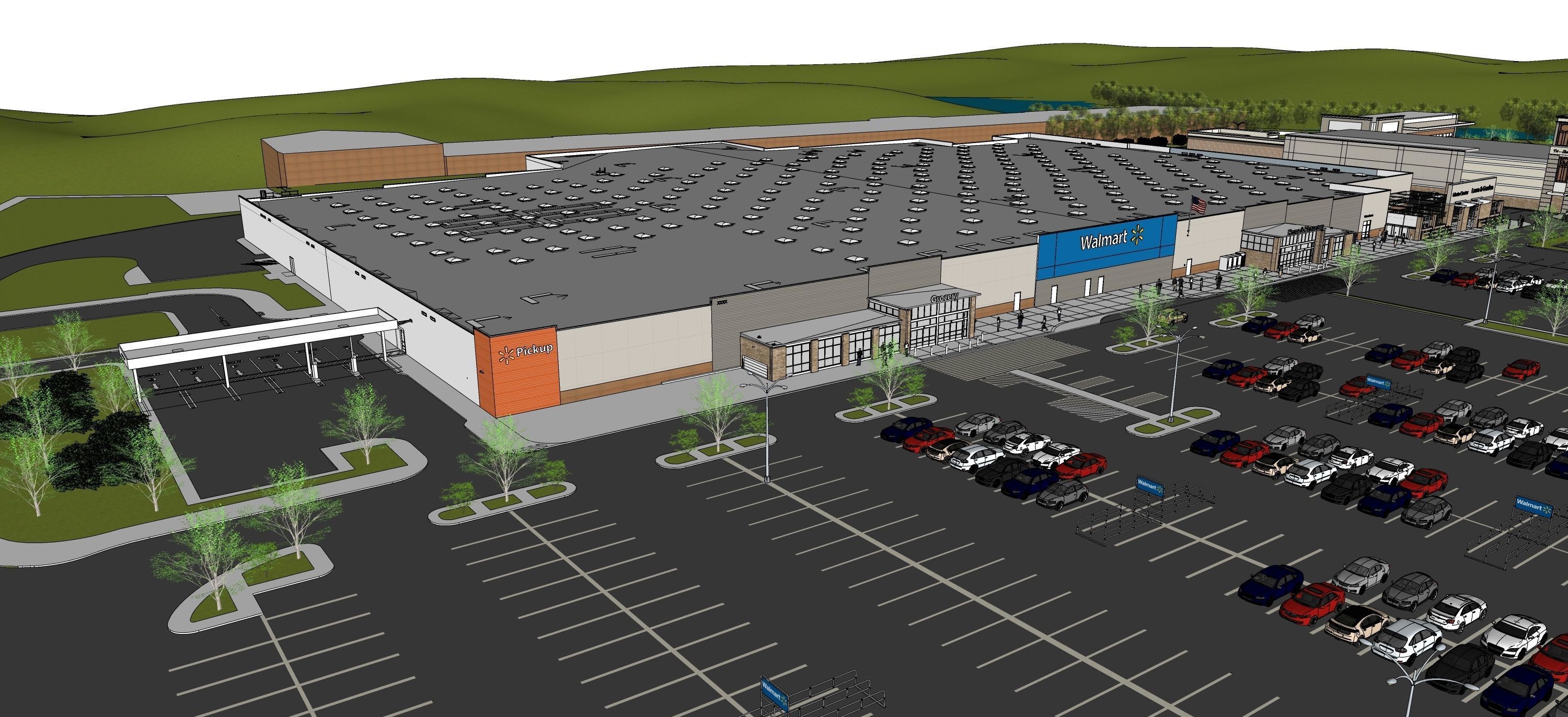 Super-Walmart - entire model 3D | CGTrader