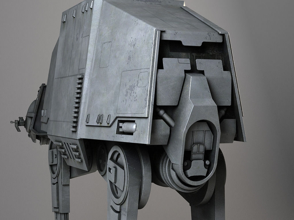 Star Wars AT-AT Walker rigged for Maya 3D model rigged | CGTrader