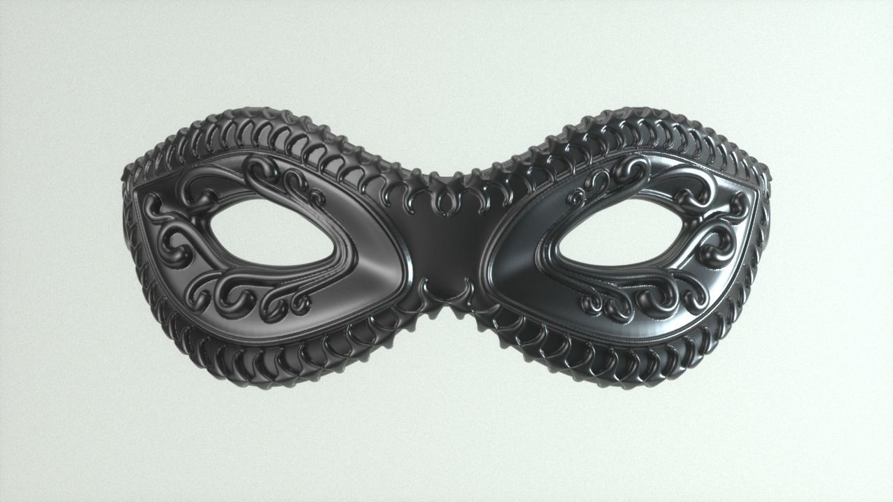 Carnival Mask - 03 3D model 3D printable | CGTrader