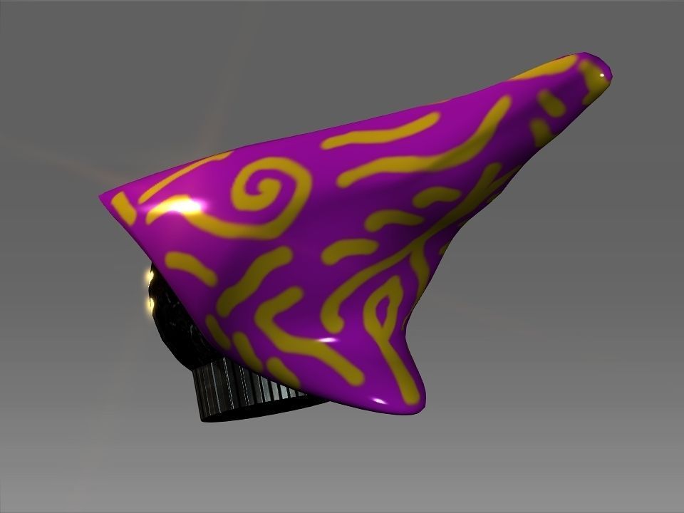 3D model Wizard Cone Hat Helmet Space Ship VR / AR / low-poly | CGTrader