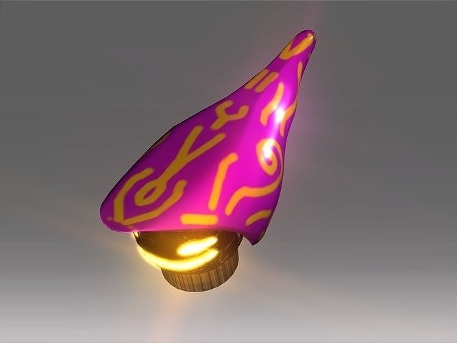3D model Wizard Cone Hat Helmet Space Ship VR / AR / low-poly | CGTrader