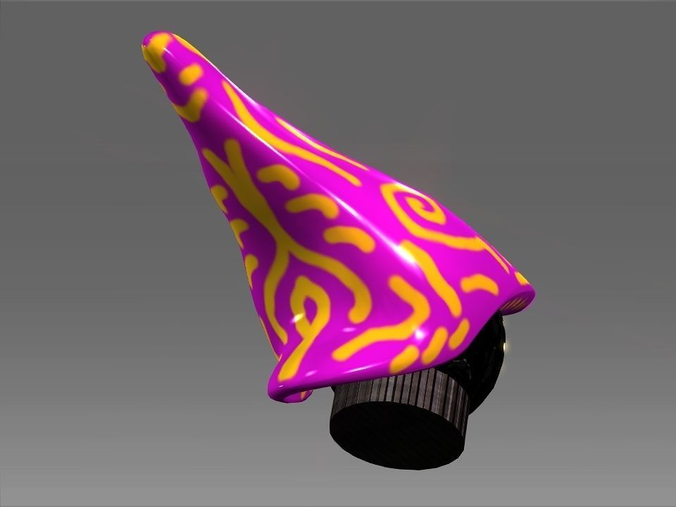 3D model Wizard Cone Hat Helmet Space Ship VR / AR / low-poly | CGTrader
