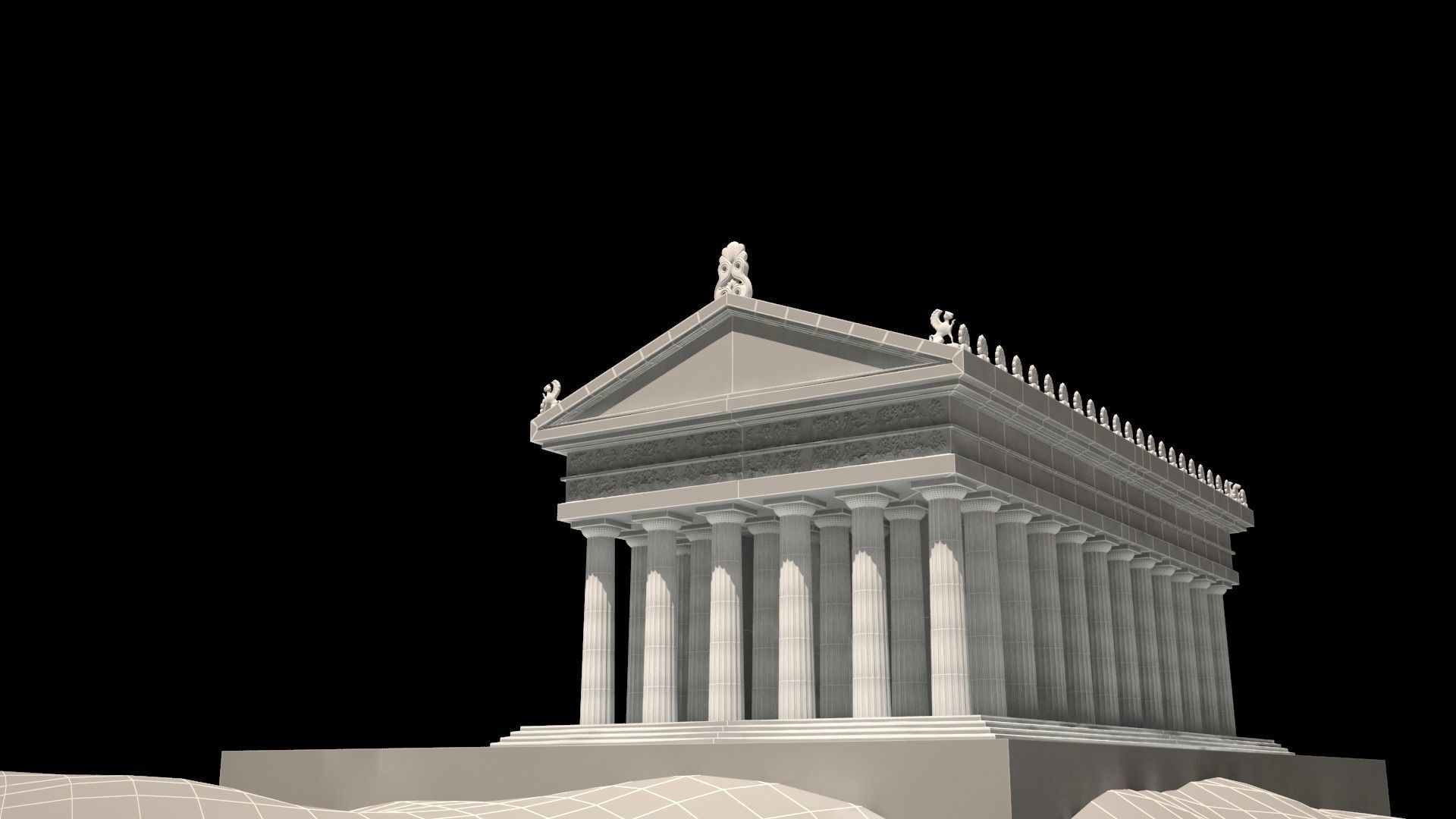 ATHENA TEMPLE 3D model | CGTrader