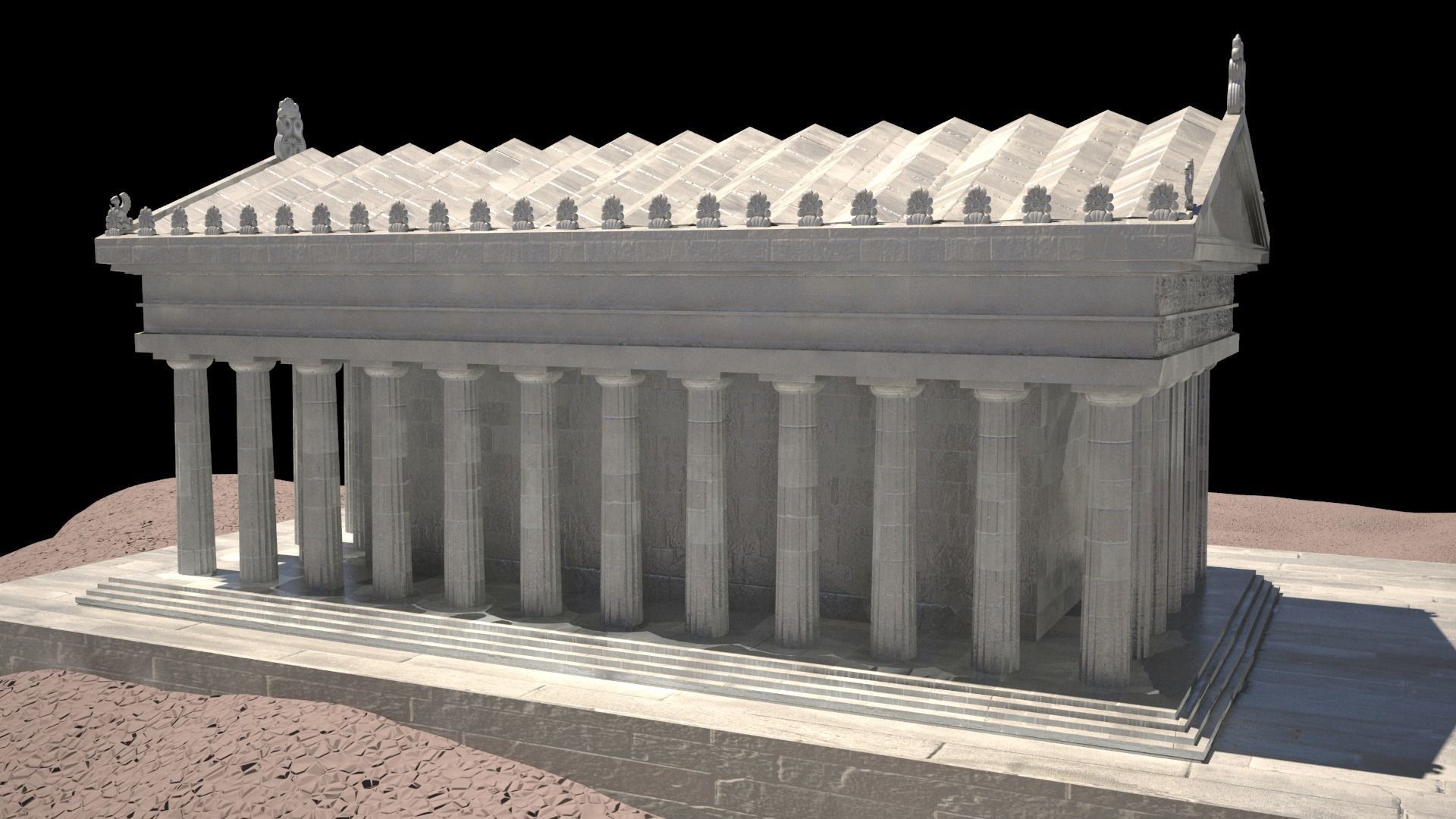 ATHENA TEMPLE 3D model | CGTrader