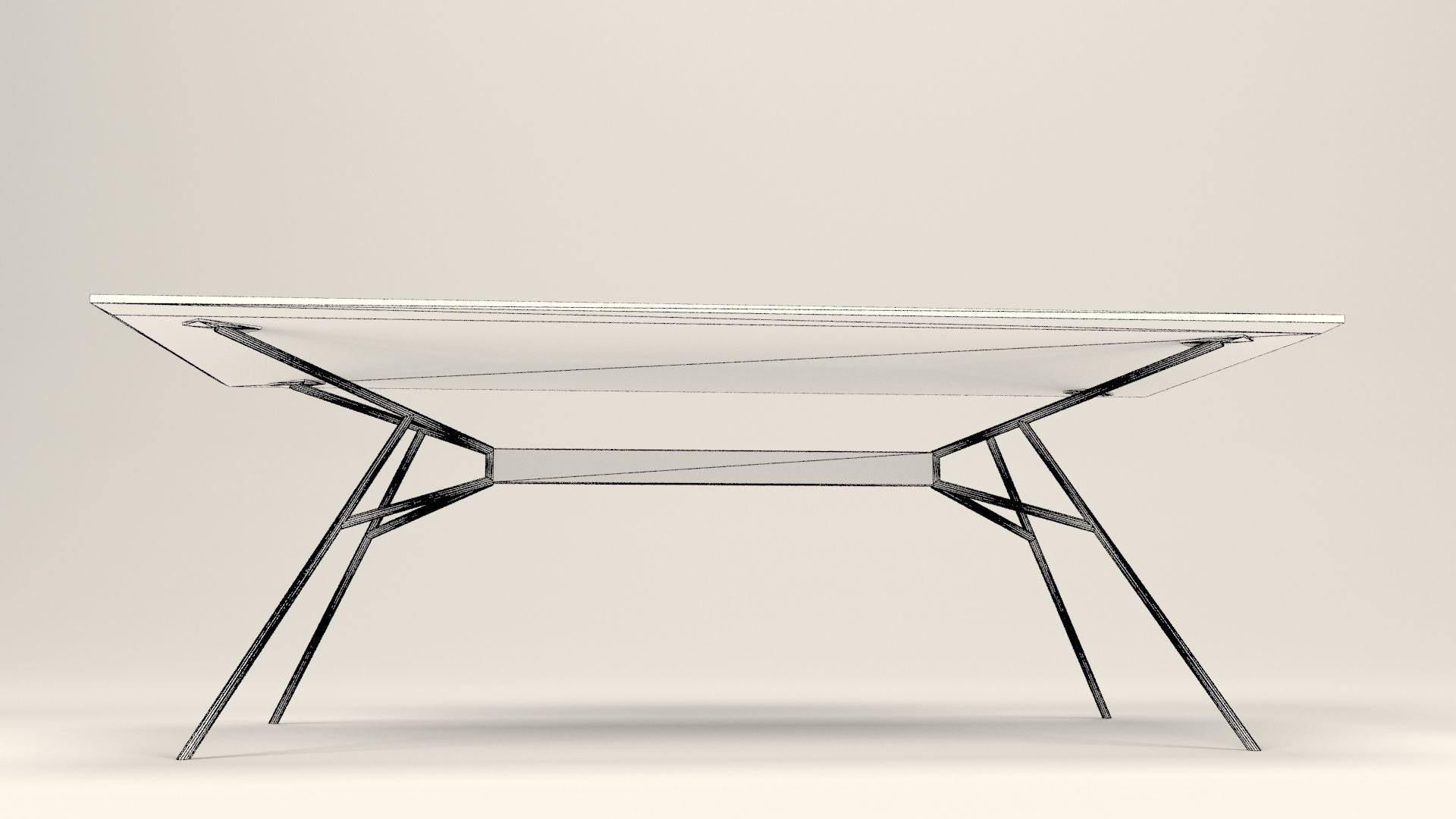 3D model Isadora table VR / AR / low-poly | CGTrader