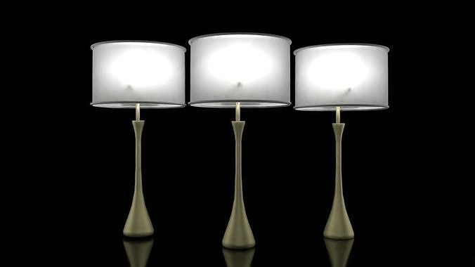 Modern Lamp free 3D model | CGTrader