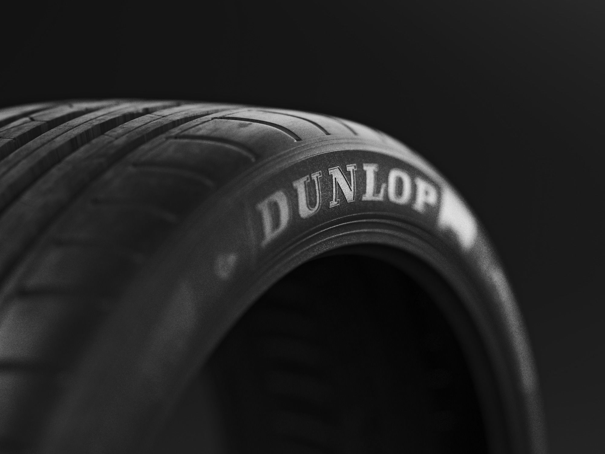Tyre Dunlop 3D model | CGTrader