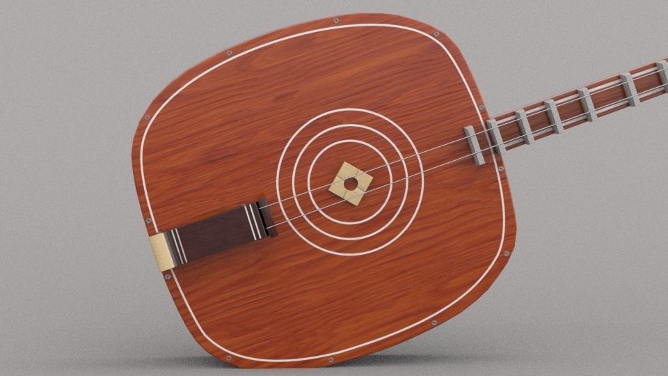 Traditional Museum Khmer Chapey Dongveng 3D model | CGTrader