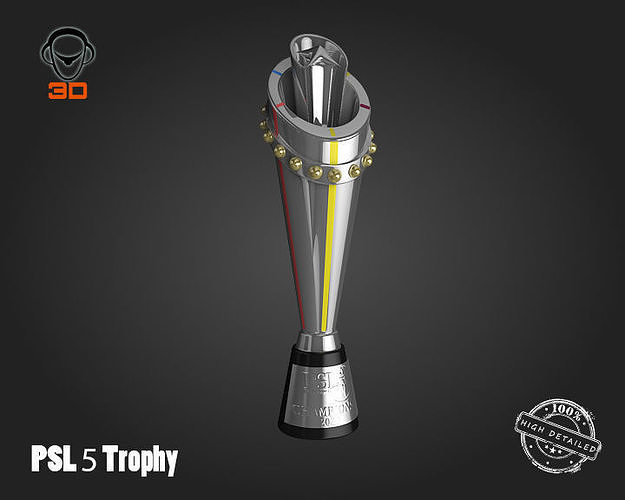 PSL 5 Trophy 3D model | CGTrader