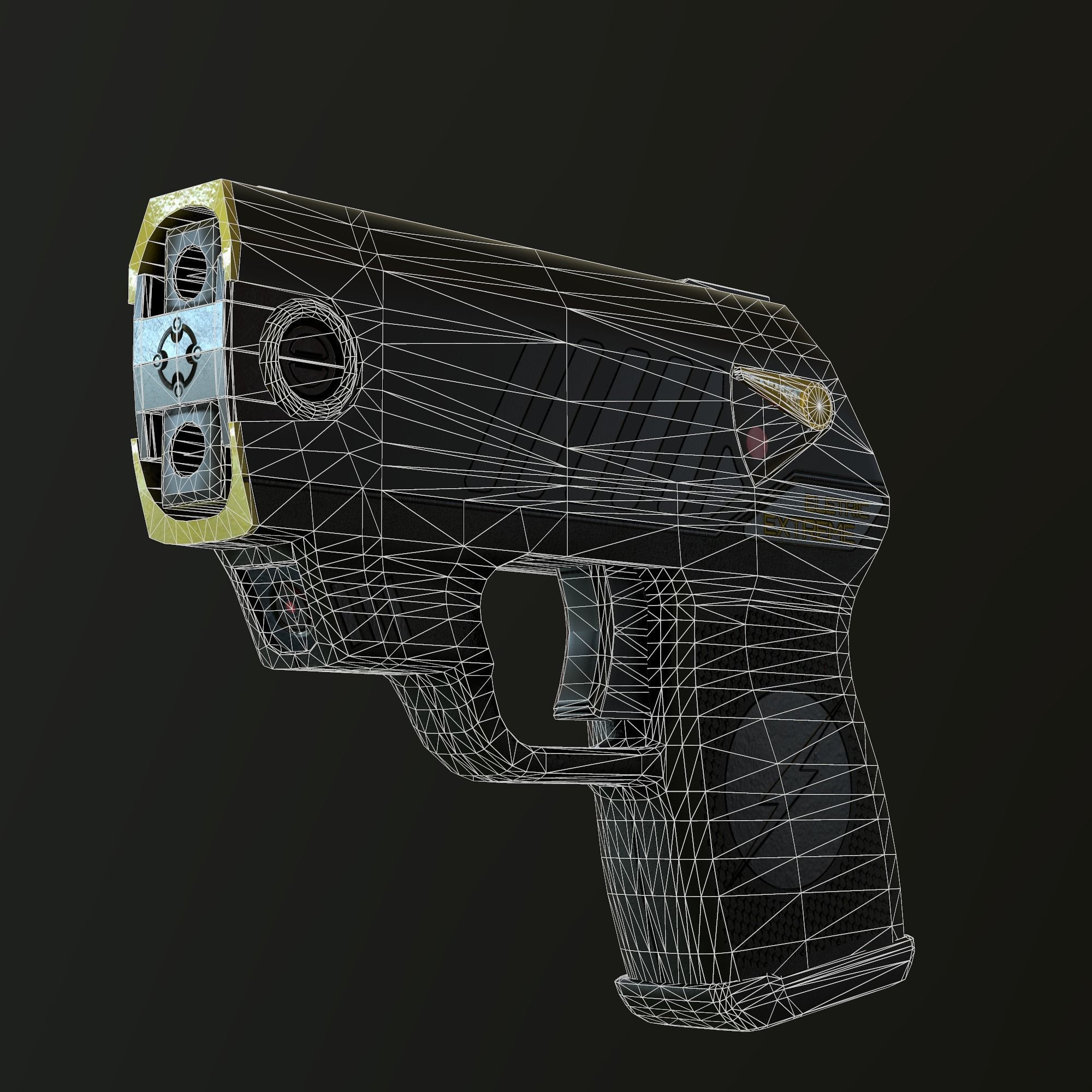 3D model TASER GUN - Game ready VR / AR / low-poly | CGTrader