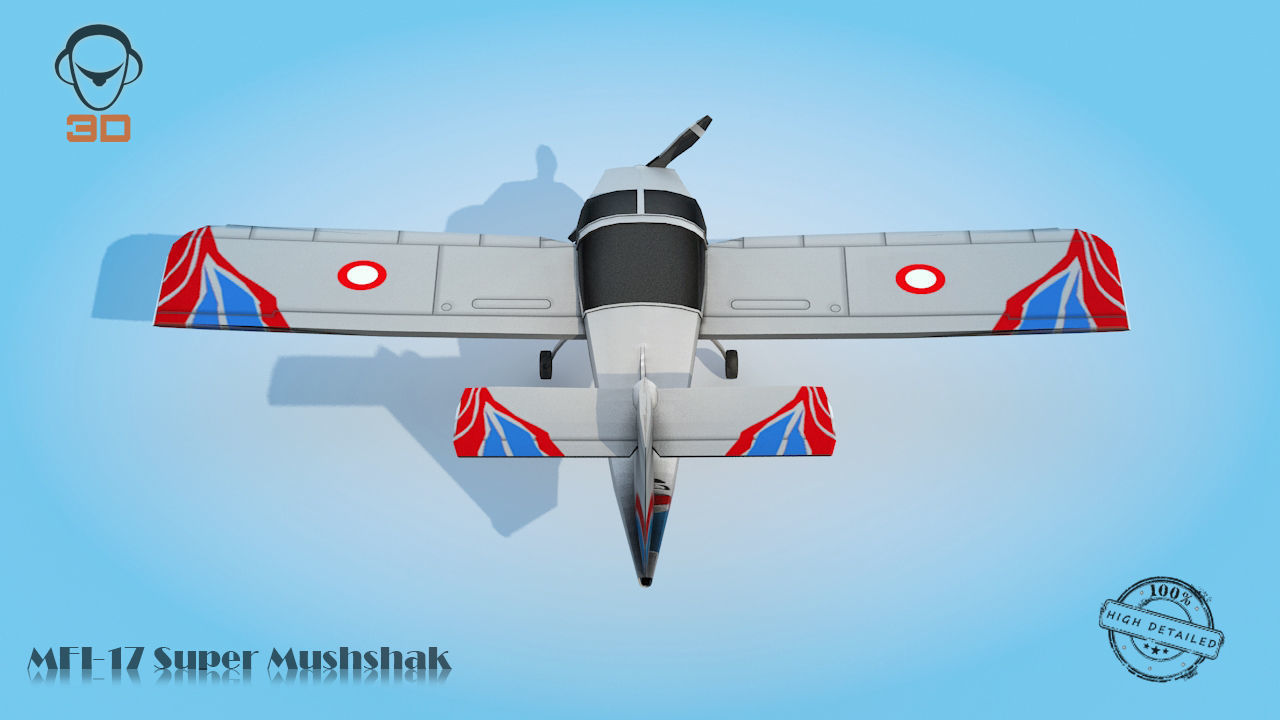 MFI-17 Super Mushshak 3D model | CGTrader
