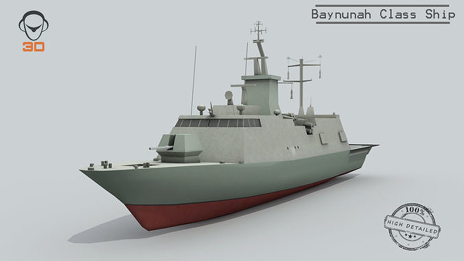 3D Baynunah class ship 3D model | CGTrader