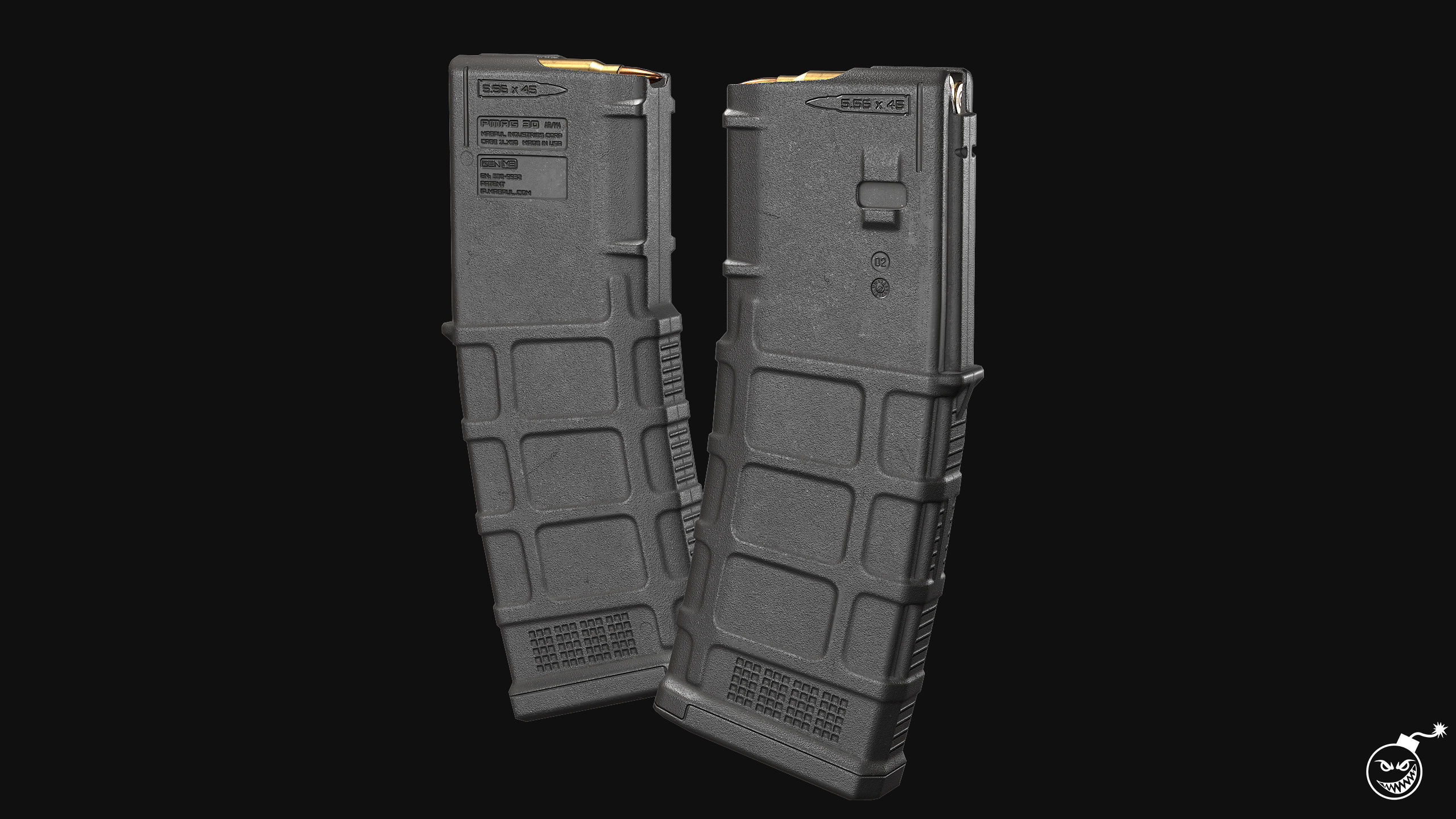 3D model AR-M4 - Magpul Pmag Magazine VR / AR / low-poly | CGTrader