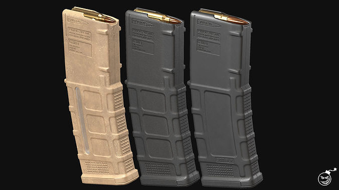 3D model AR-M4 - Magpul Pmag Magazine VR / AR / low-poly | CGTrader