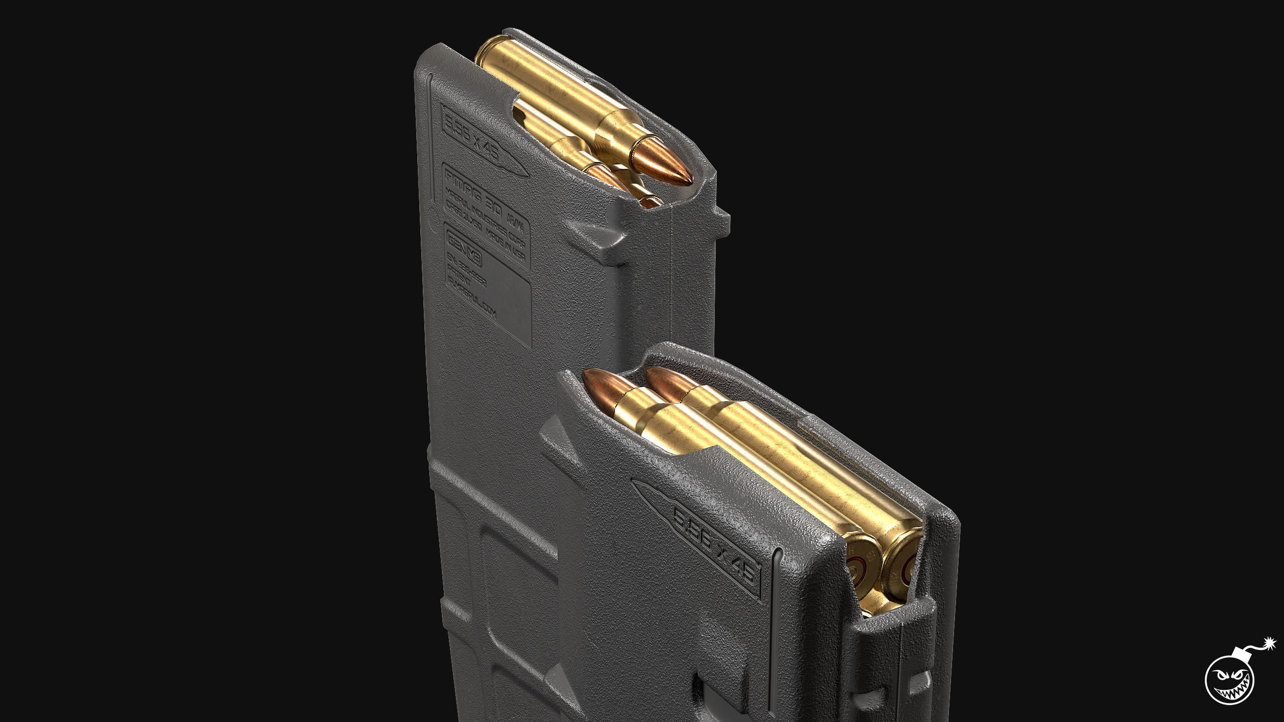3D model AR-M4 - Magpul Pmag Magazine VR / AR / low-poly | CGTrader