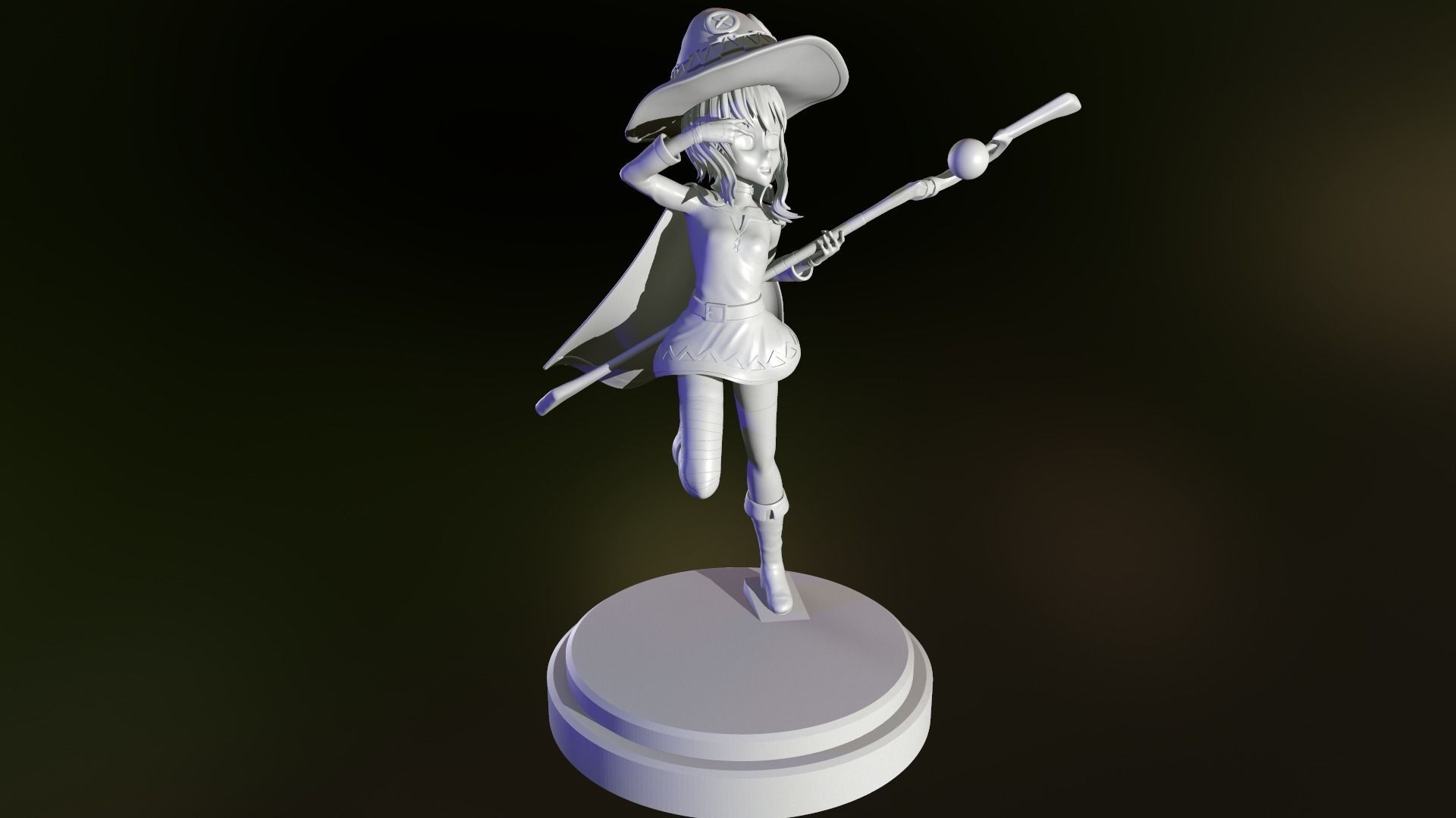 Megumin underwear 3D model 3D printable | CGTrader
