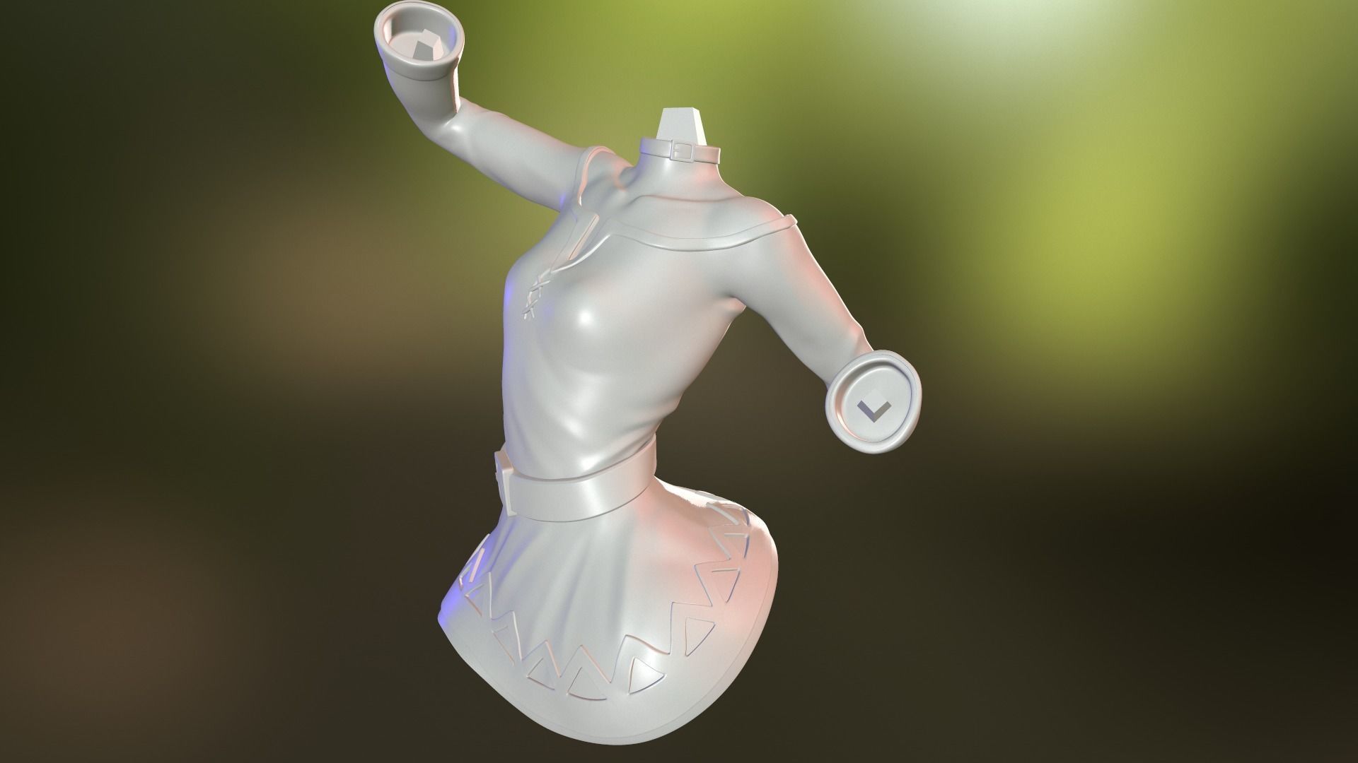 Megumin 3D model 3D printable | CGTrader