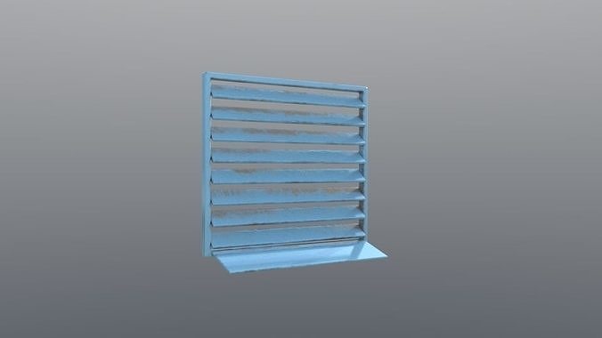 3D model Street prop Vent 0002 VR / AR / low-poly | CGTrader