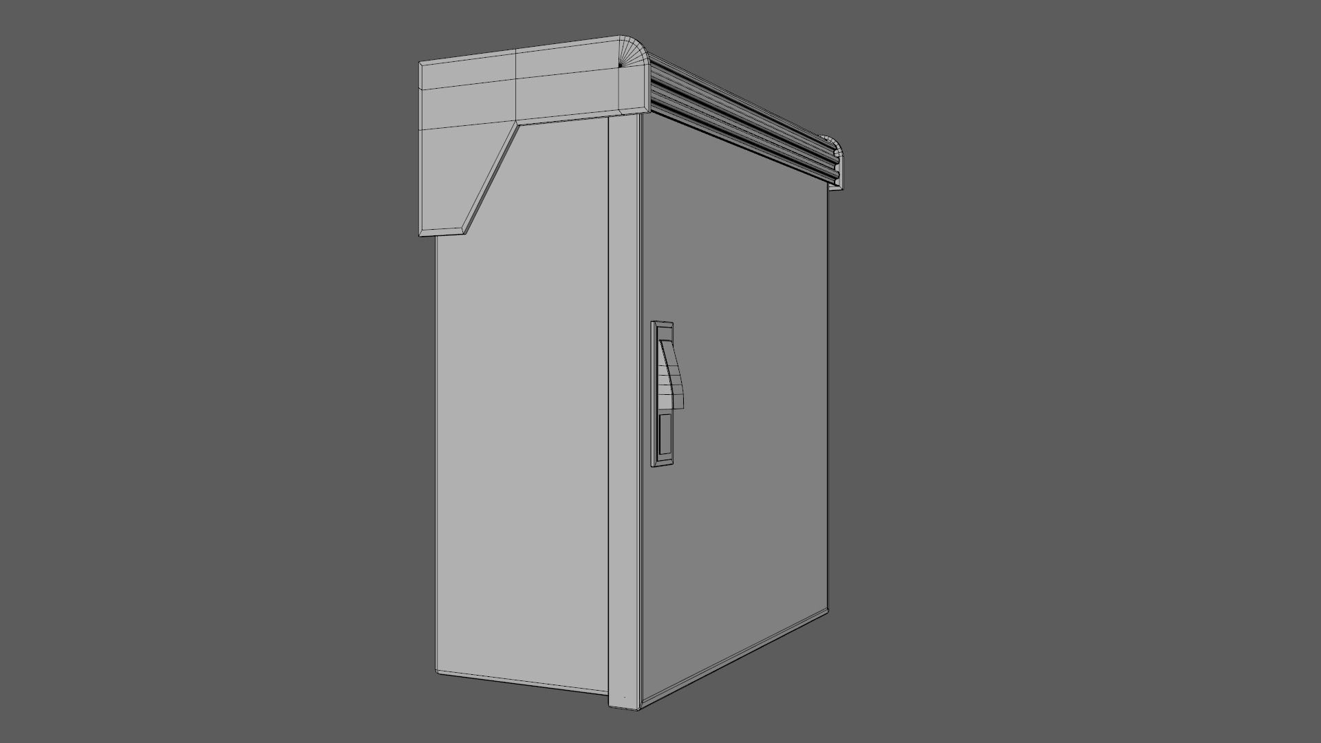 3D model Street prop Power Box 0002 VR / AR / low-poly | CGTrader