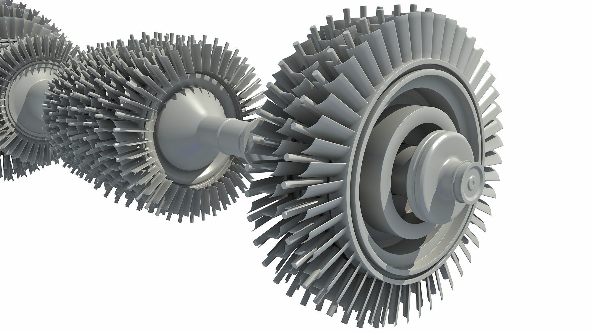 Aircraft Turbine 3D model | CGTrader