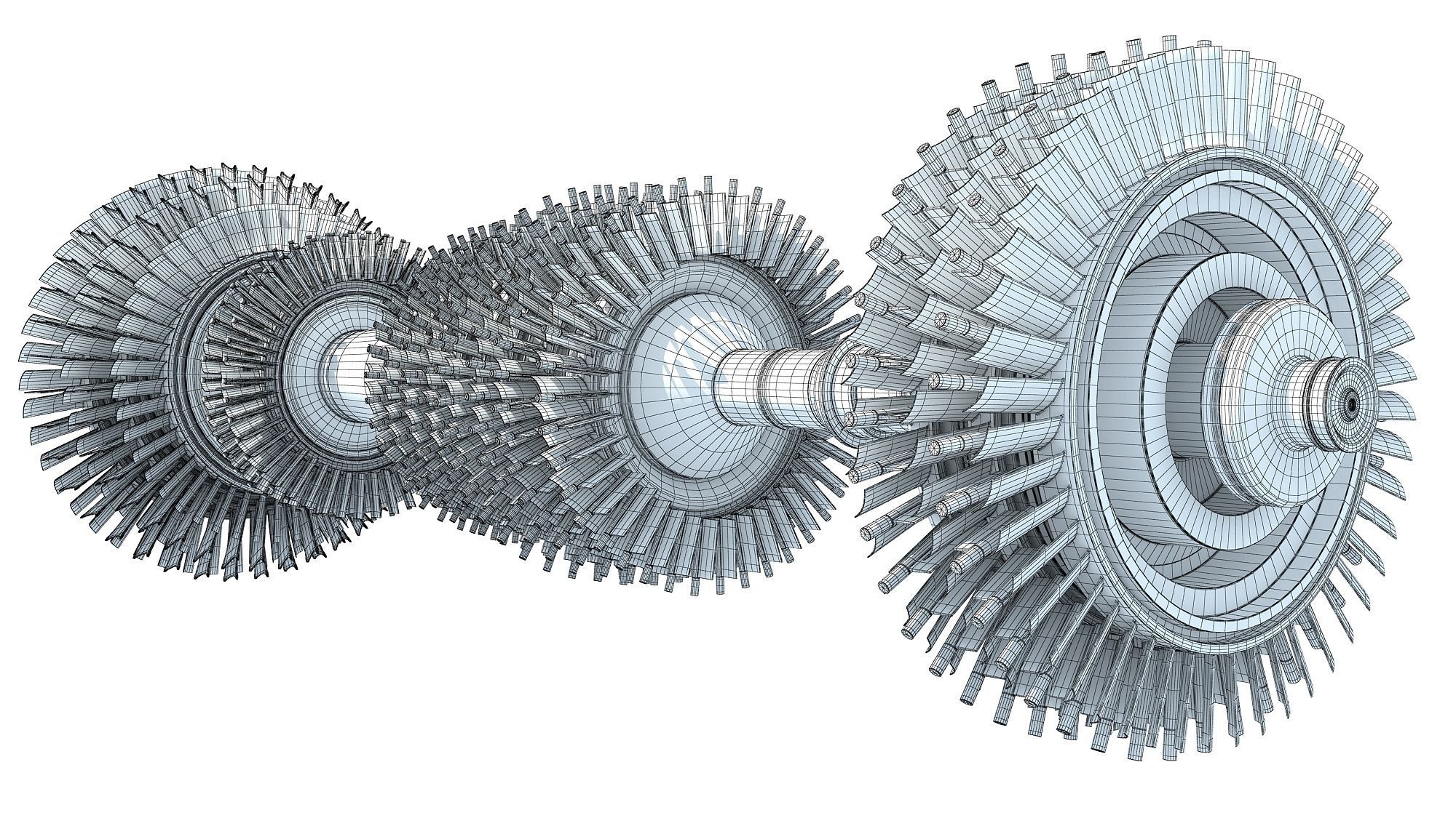 Aircraft Turbine 3D model | CGTrader