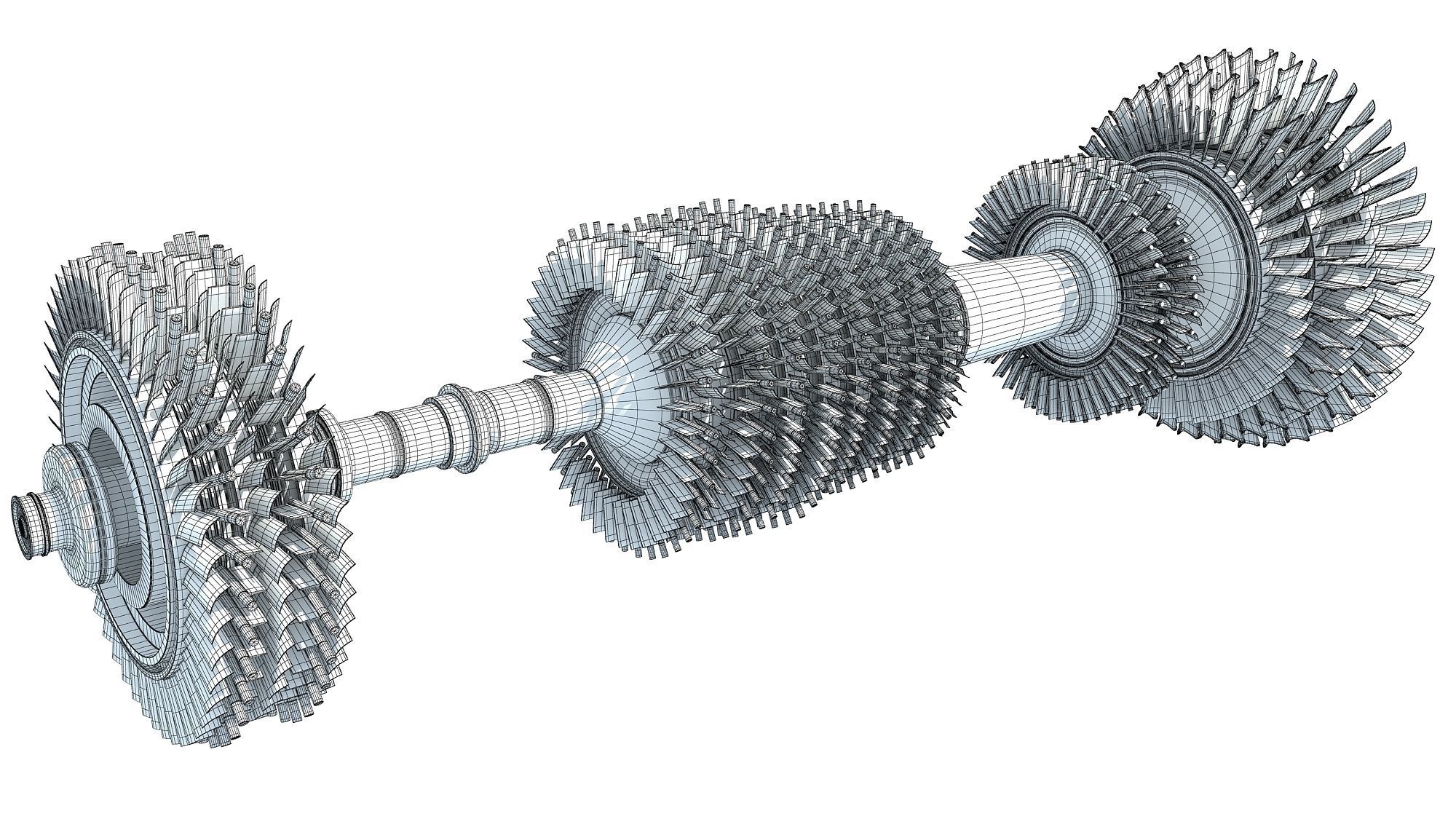 Aircraft Turbine 3D model | CGTrader