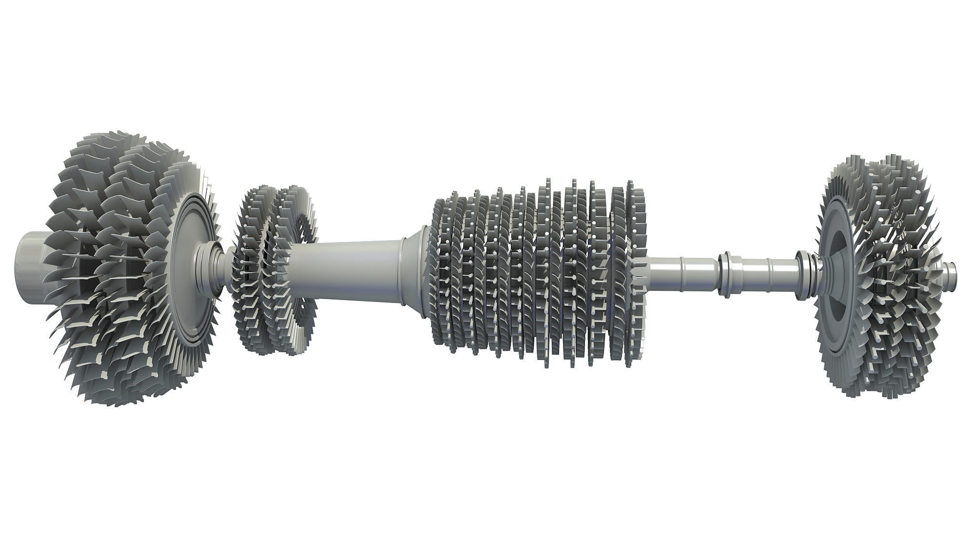 Aircraft Turbine 3D model | CGTrader